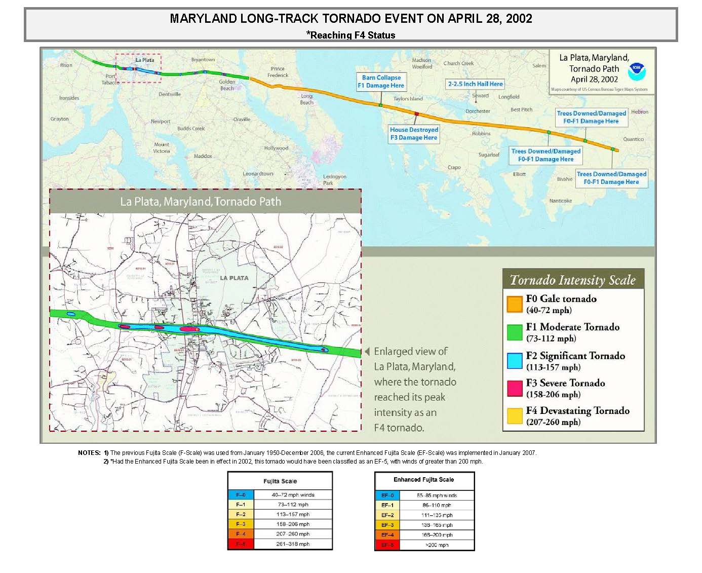MARYLAND TORNADOES BY COUNTY – Maryland Climate and Weather
